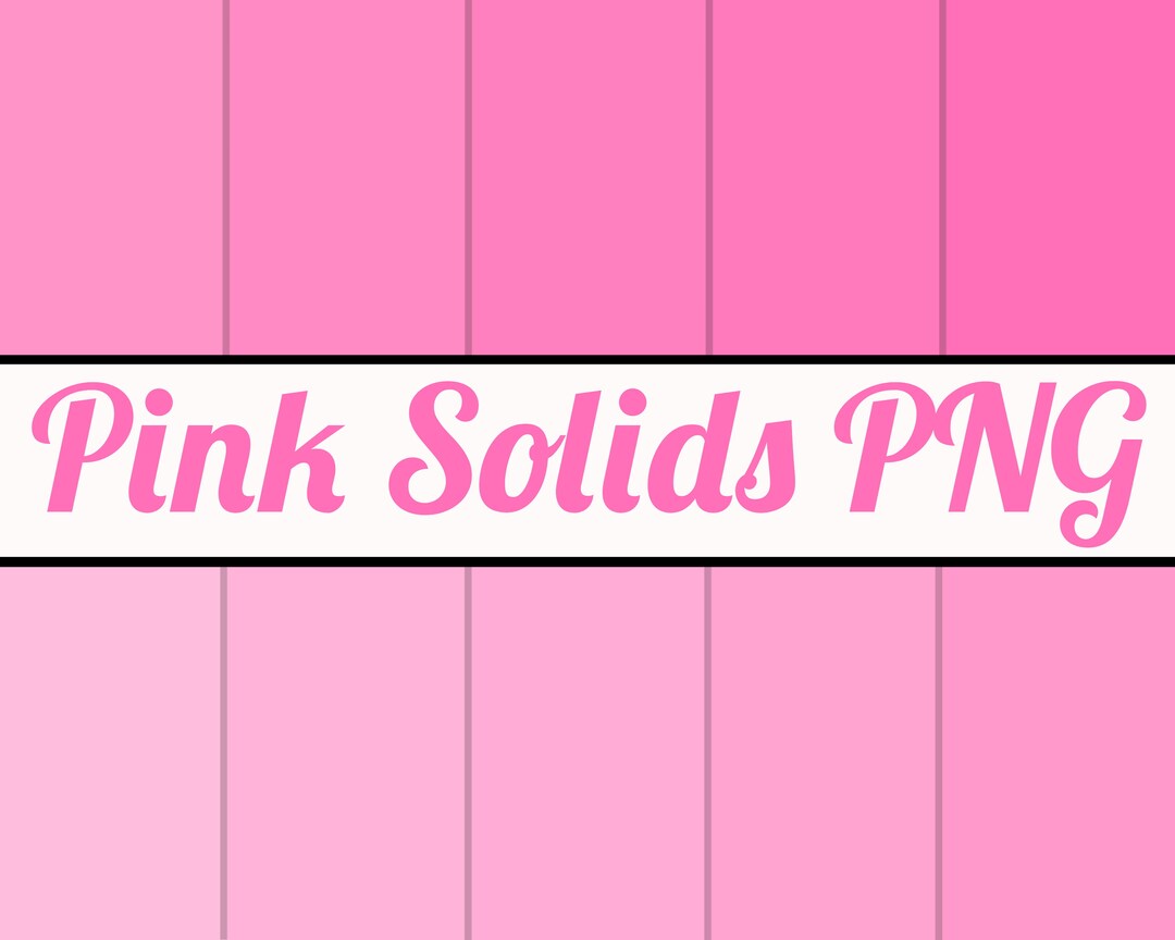 36 Pink Solids PNG Digital Paper Pack Sublimation Background - Etsy