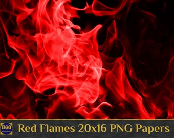Blue Flames Digital Paper, Includes 2 Blue Fire 20 X 16 PNG Sublimation ...