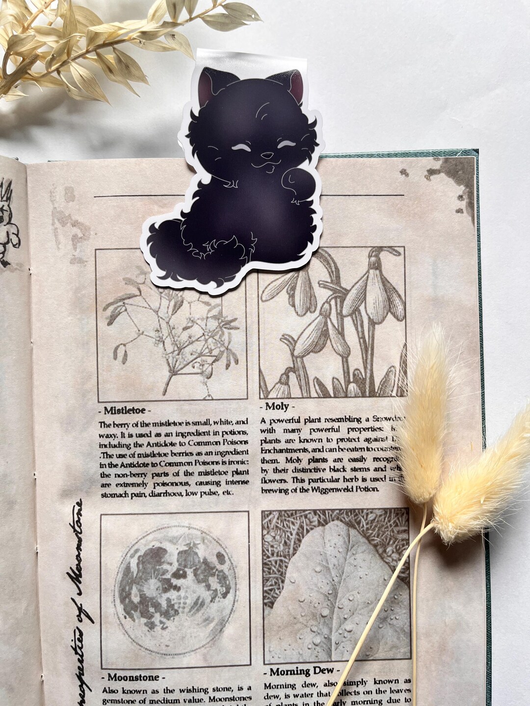 Chibi Cat Magnetic Bookmarks – Cute Kitty Page Markers | Cat Lover Gift ...