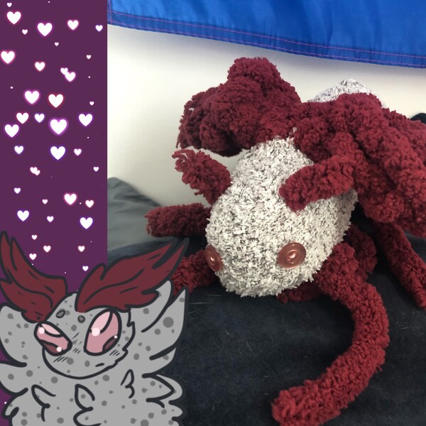 Poodle Moth Plush - Etsy