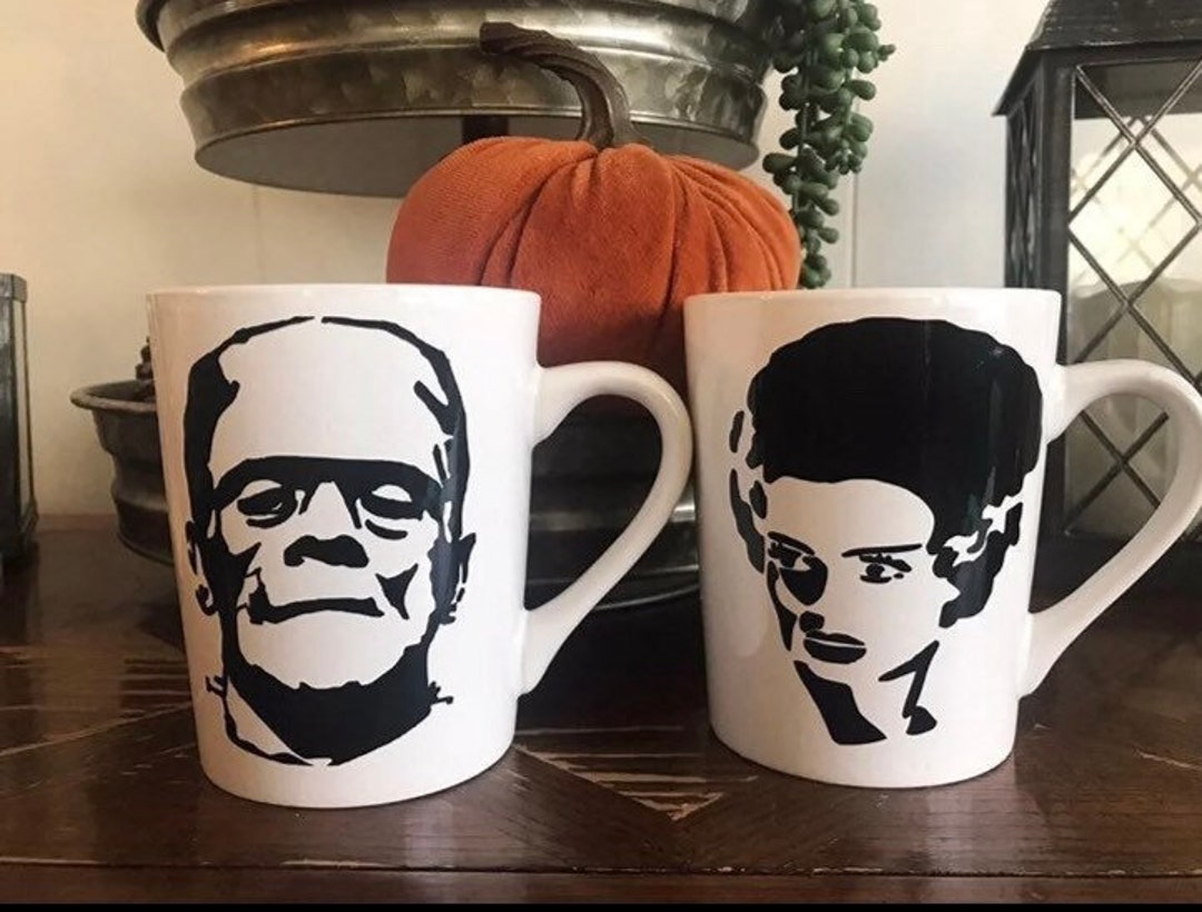 Halloween Coffee Mug Set - Etsy