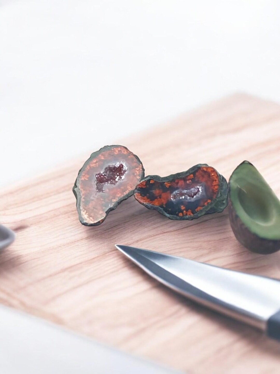 Pair of Baby Geodes Called mini Tabasco Geodes Raw Sawn Approximately ...