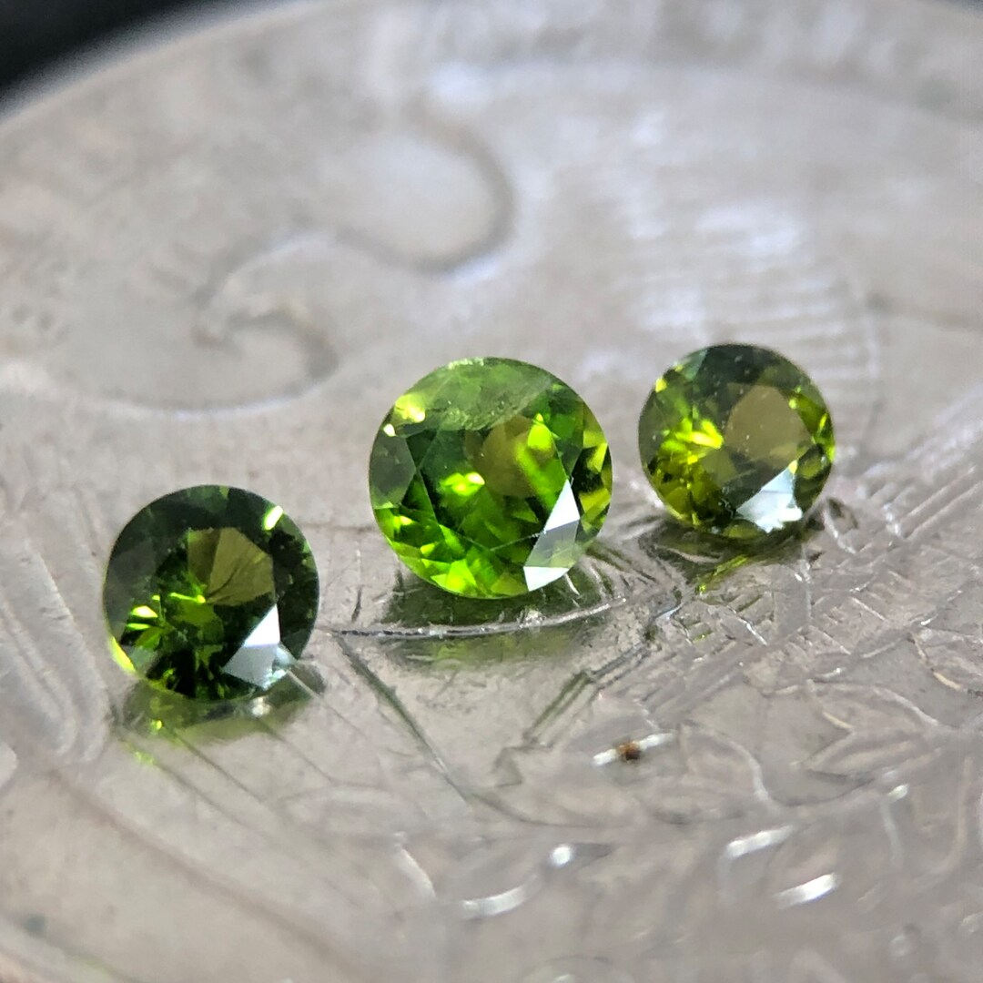 Lot of 3 Rare Enstatites Faceted Round Cut 2.6 to 3.2MM Emali, Kenya - Etsy