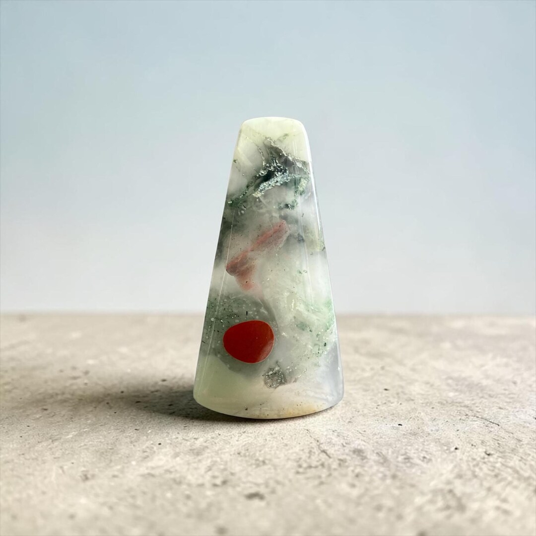Vulcano Jasper (puddingstone) Cabochon – Trapezoidal Shape – 36 Mm ...