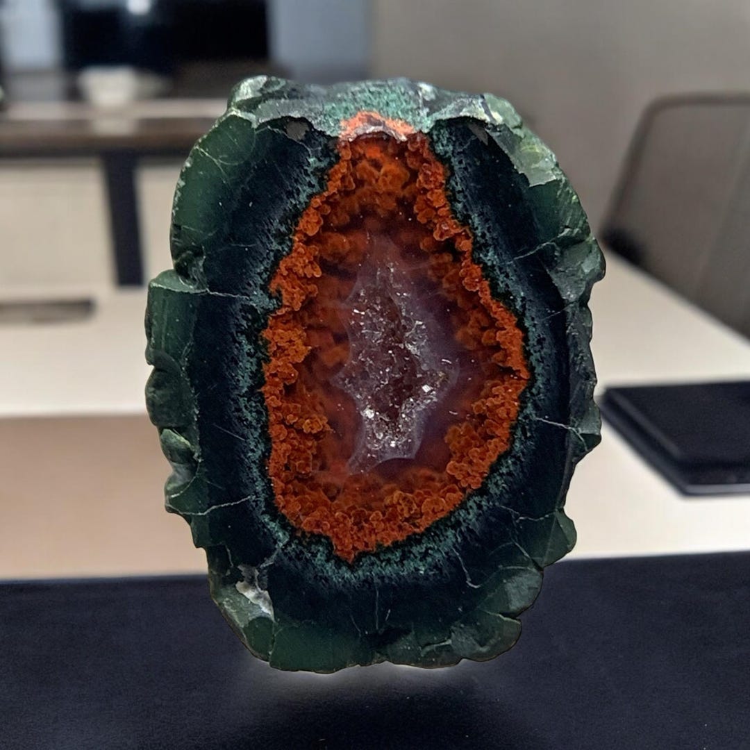 Half Baby Geode Rough Sawn 13MM Origin: Tabasco, Mexico BBG7 - Etsy