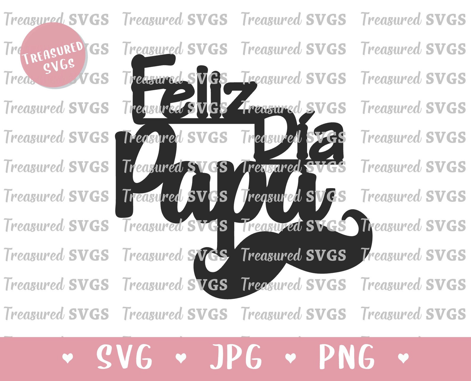 SVG Father's Day Cake Topper - Feliz Dia Papa Svg - Happy Father's Day ...