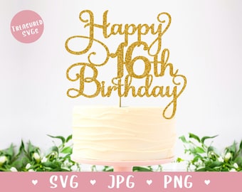 Level 16 Unlocked Svg 16th Birthday Svg My 16th Birthday - Etsy