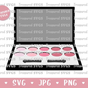 Makeup Palette SVG Eyeshadow Svg Make up Palette SVG Beauty Svg ...