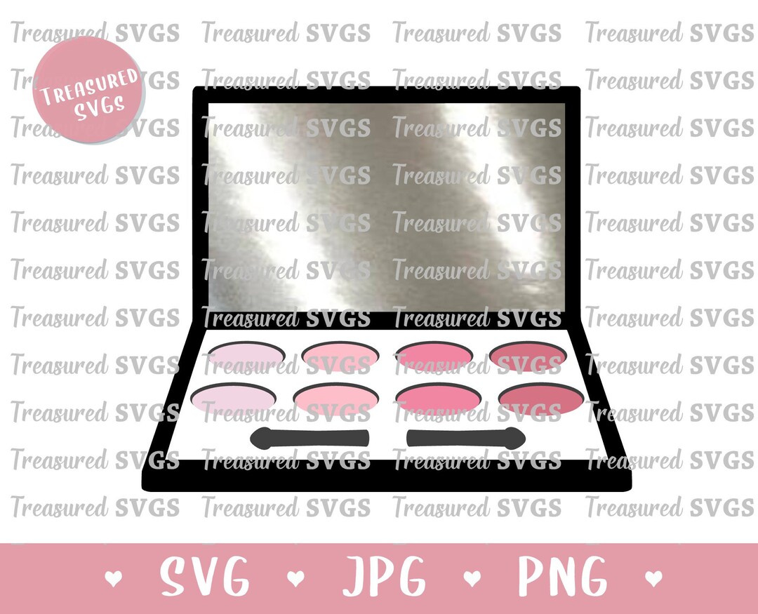 Makeup Palette SVG Eyeshadow Svg Make up Palette SVG Beauty Svg ...