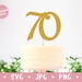 SVG Happy 76th Birthday Cake Topper Happy Birthday Cake Topper SVG 76th ...