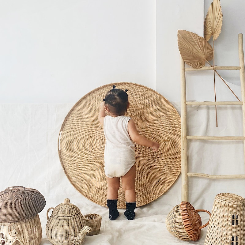 Rattan Large Wall Art - Etsy