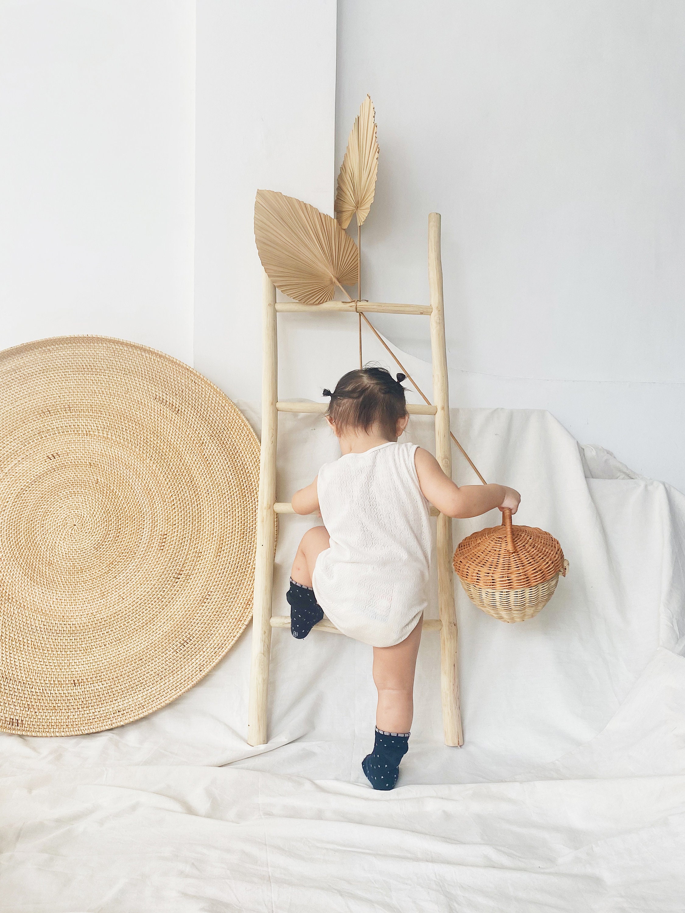Big Round Rattan Wall Decoration Rattan Hanging Wall Rattan | Etsy