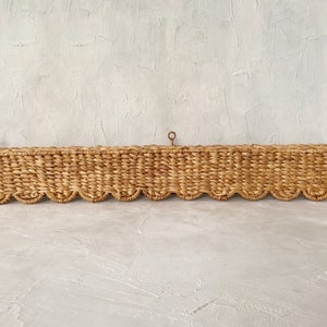 Water Hyacinth Window Pelmet, Window Cover, Natural Valance From Water ...