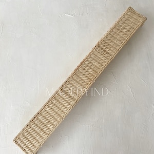 Rattan Straight Window Pelmet, Boho Window Pelmet, Rattan Valance Made ...