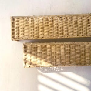 Rattan Straight Window Pelmet, Boho Window Pelmet, Rattan Valance Made ...
