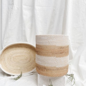 Lombok Rattan Basket Rattan Dustbin Bali Basket Art Wicker - Etsy
