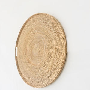Big Round Rattan Wall Decoration, Rattan Hanging Wall, Rattan Wall Art ...