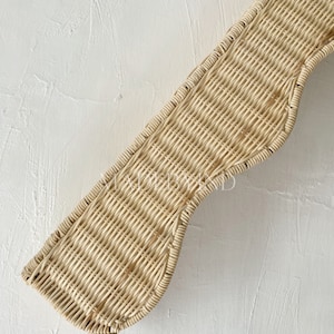 Natural Wave Rattan Window Pelmet, Window Pelmet, Rattan Valance Made ...