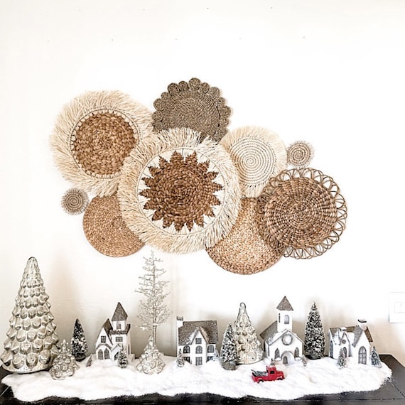 Boho wall baskets store
