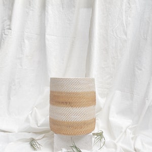 Lombok Rattan Basket Rattan Dustbin Bali Basket Art Wicker - Etsy