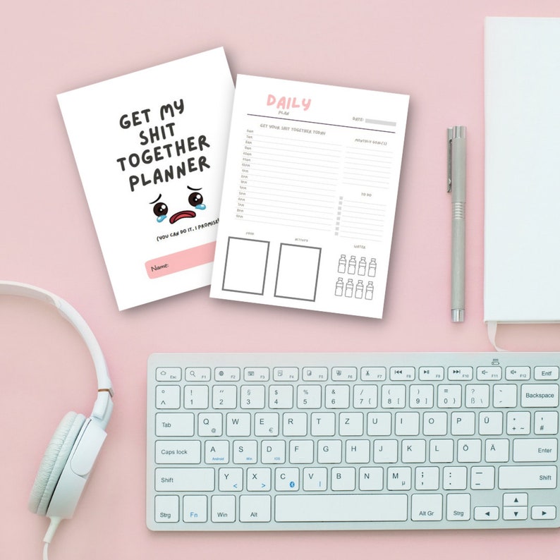 Printable get My Shit Together Planner Daily, Weekly, Monthly and ...