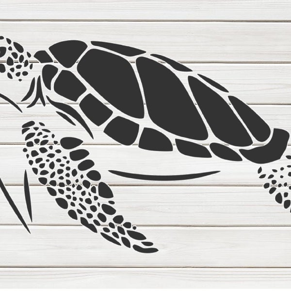 Turtle Stencil - Etsy