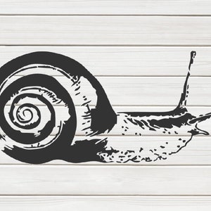 Giant Snail Stencil Model Image Design Print Digital Download Clipart ...