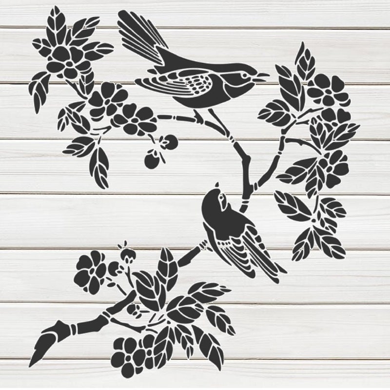 Branch Stencil - Etsy