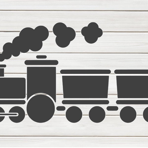 Train Stencil - Etsy