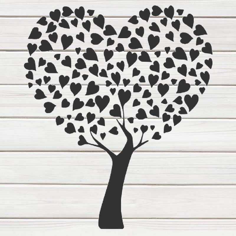 Tree Stencil - Etsy