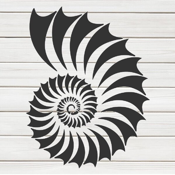 Fossil Shell Svg - Etsy