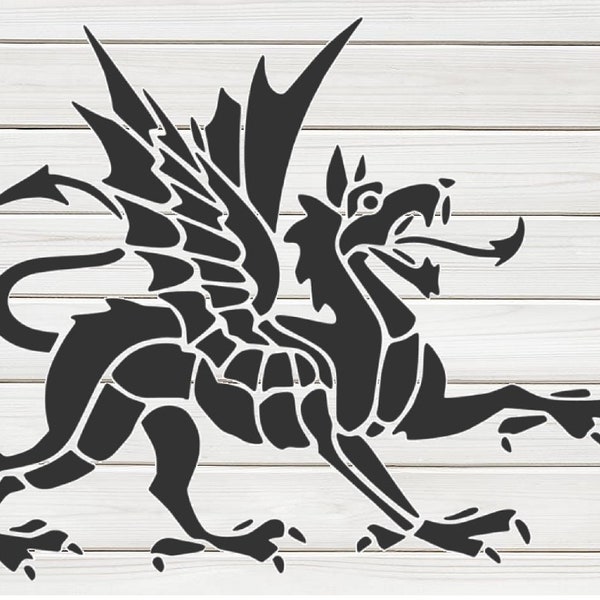 Medieval Wall Stencil - Etsy