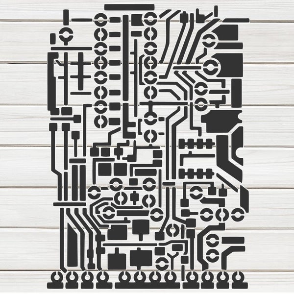 Circuit Board Art - Etsy