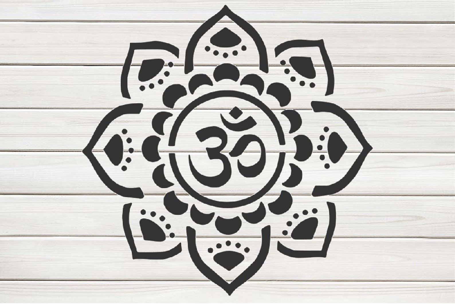 Hindu Om Aum Sign Symbol Stencil Model Design Print Digital - Etsy UK
