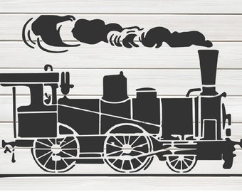 Train 101 Stencil - Etsy