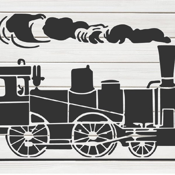 Train Stencil - Etsy