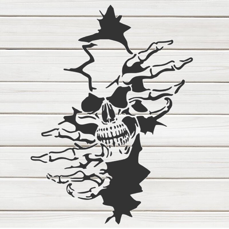 Skeleton Stencil - Etsy