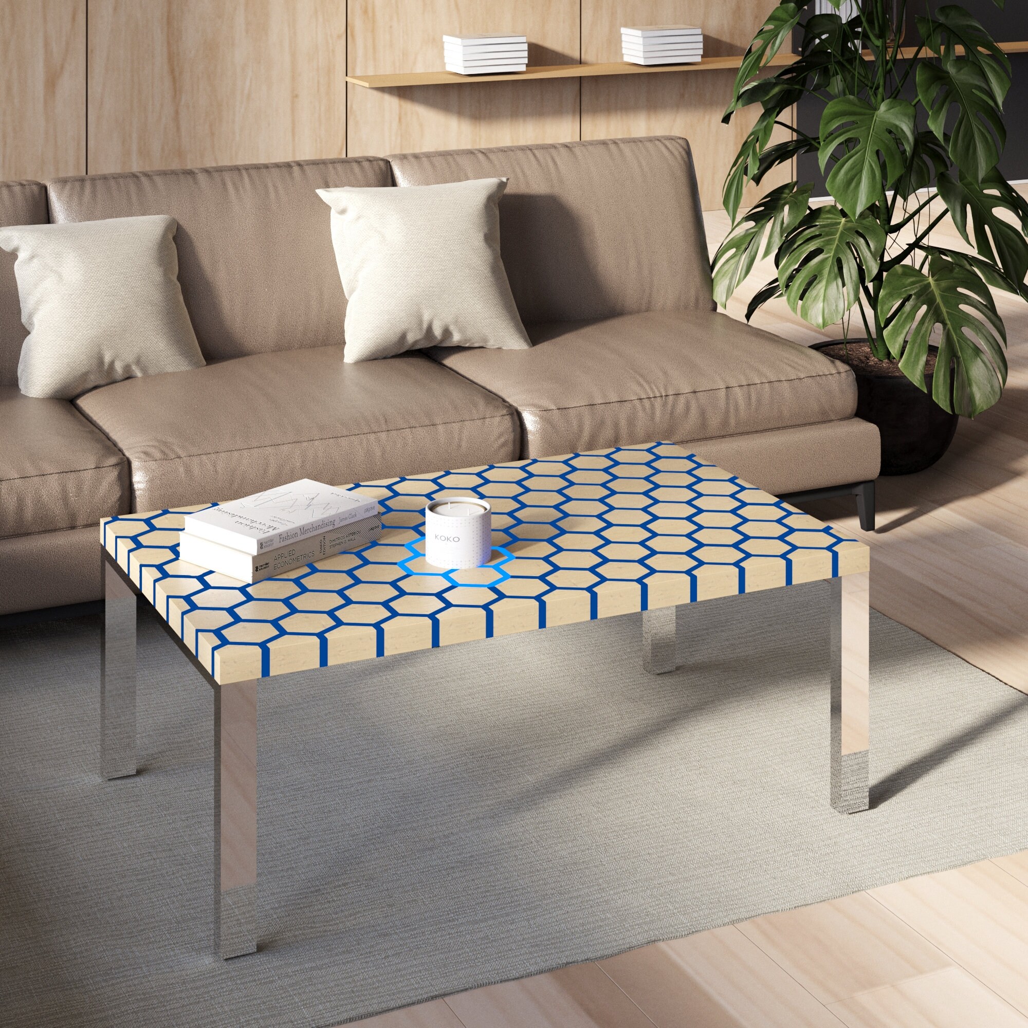 Touch Table. the Glowing Table is Made of Epoxy Resin. It Has a ...