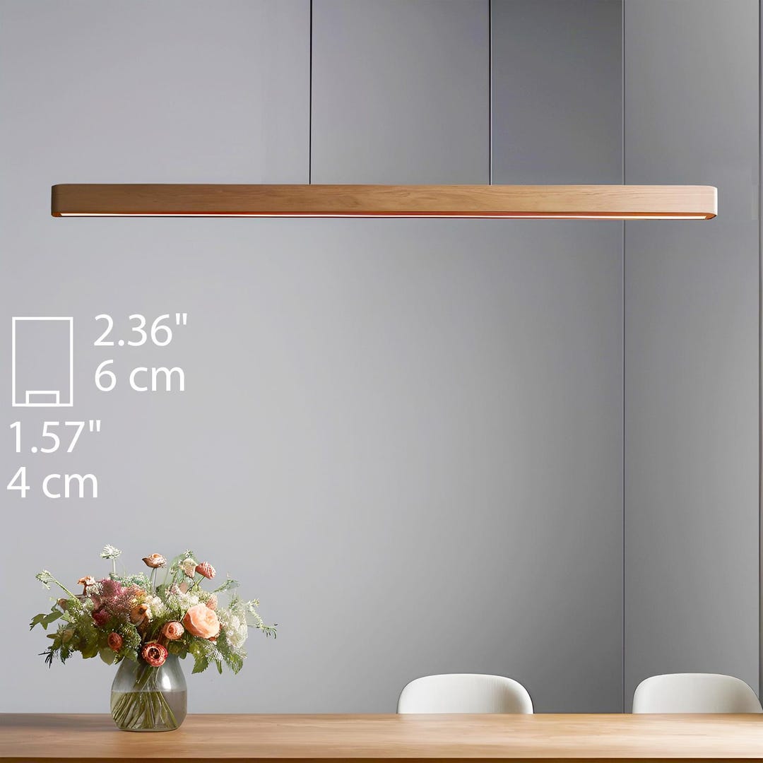 4in1. Smart & Dimmable – Modern Linear Pendant Light| Ultra Bright ...