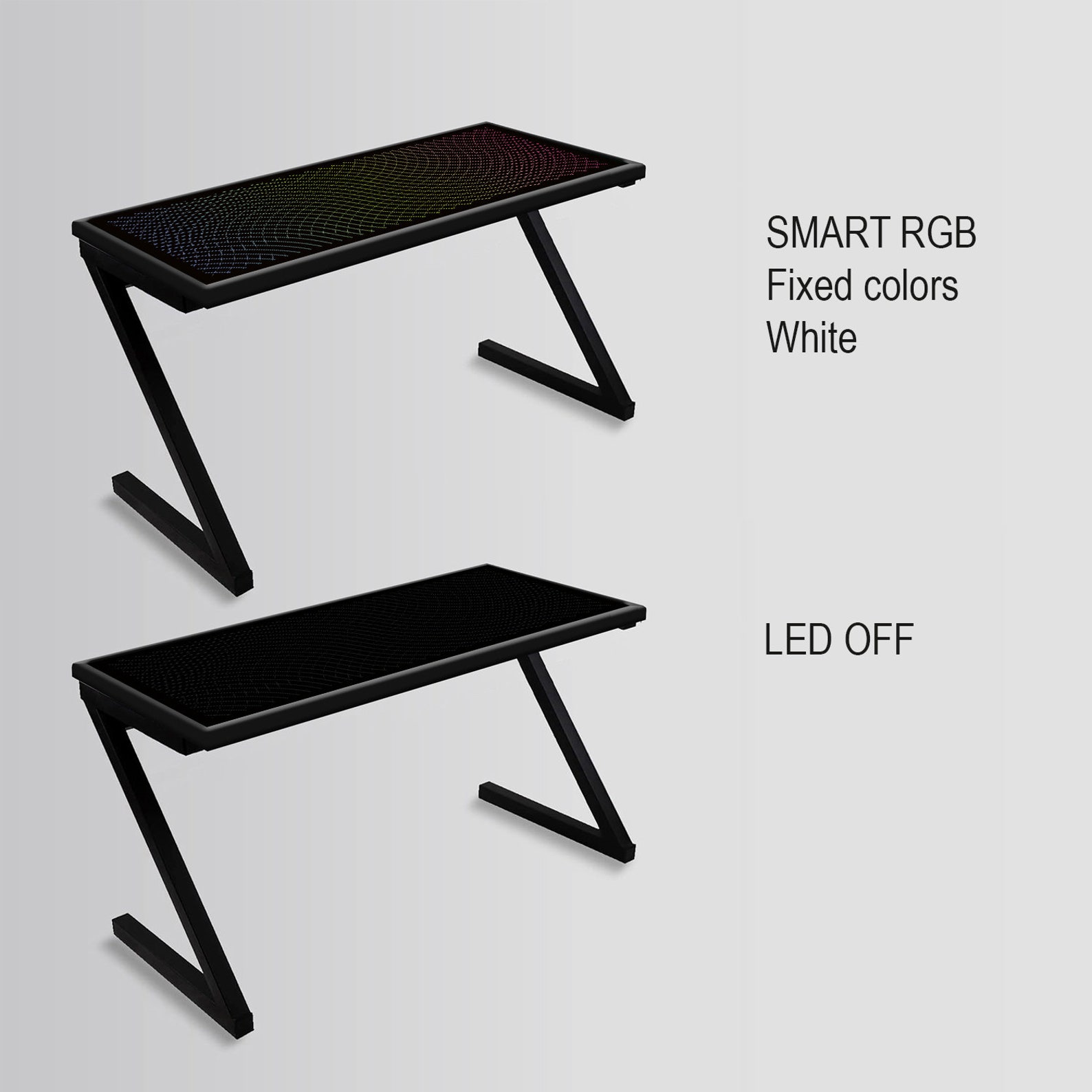 Glow Table, Personalized Desk, Touch Table, LED Gaming Desk, Music ...