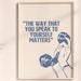 Instant Download Printable the Way You Speak Matters Retro Art Print ...