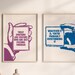Retro Reminder Messages Wall Art Set | Affirmations Wall Print ...