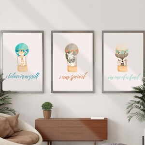 Kids Affirmations Wall Art Positive Kids Wall Art Positive Kids ...