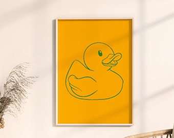 Rubber Duck Poster - Etsy