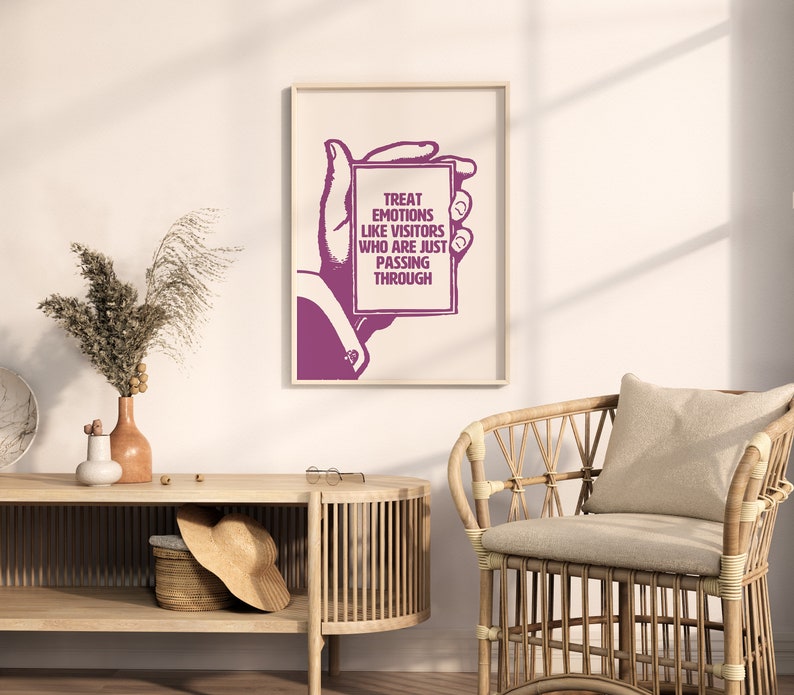 Retro Reminder Messages Wall Art Set | Affirmations Wall Print ...