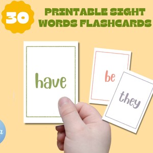 Printable Sight Words 4x6 Flashcards | Learn Sight Words | Kids Pastel Flashcards | DIGTIAL ...