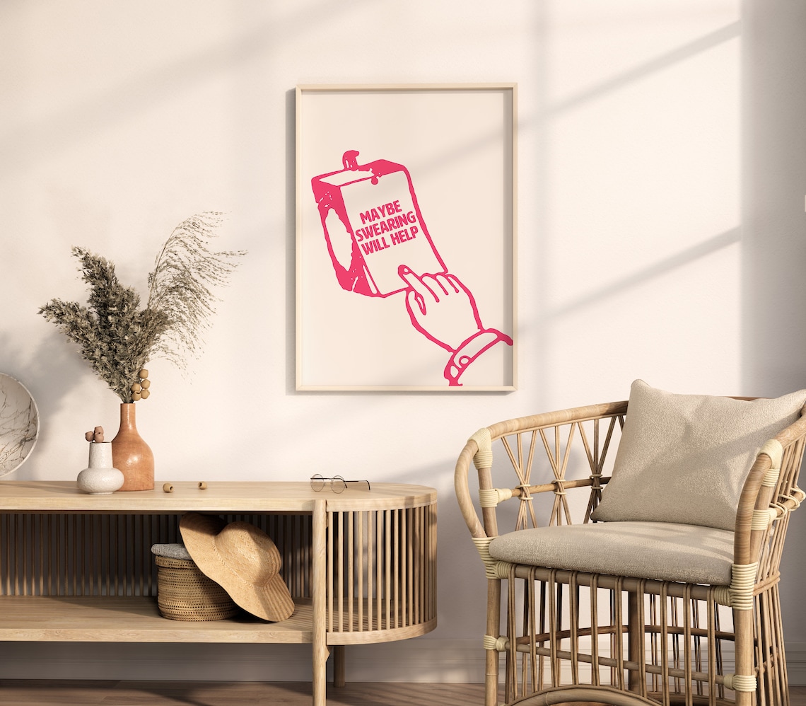 Retro Reminder Messages Wall Art Set | Affirmations Wall Print ...