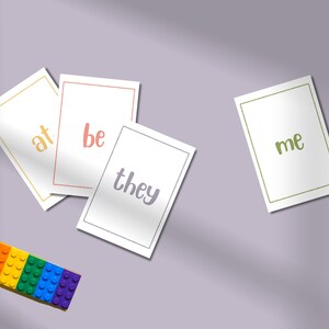 Printable Sight Words 4x6 Flashcards | Learn Sight Words | Kids Pastel ...