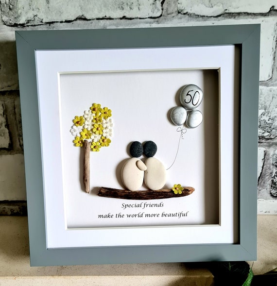 Best Friend Pebble Art Gift .personalised Birthday Gift for a Special Friend. Birthday Gift. Handmade Gift. Customised Birthday Gift Etsy