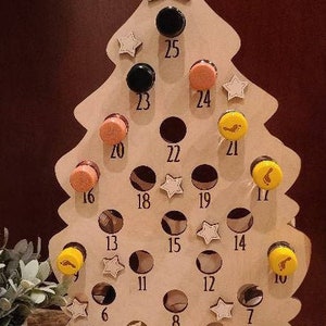 Wine Advent Countdown Christmas Tree - Etsy